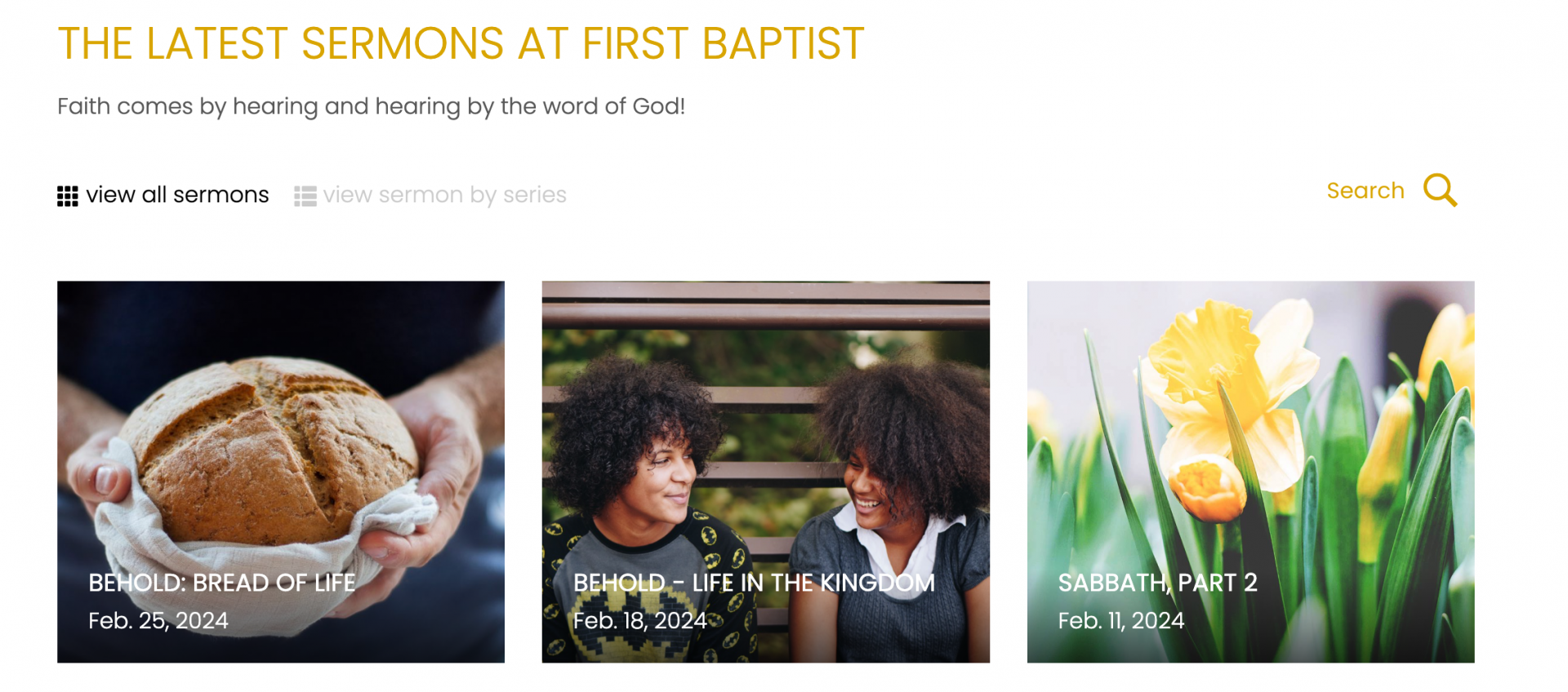 How to Harness the Power of Sermons on Your Church Website