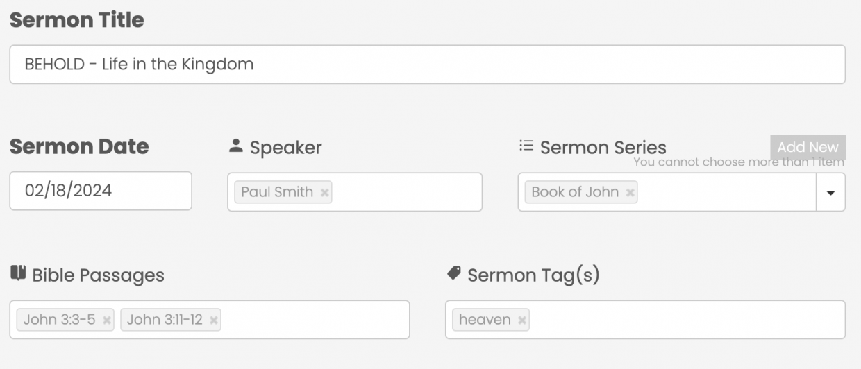 How to Harness the Power of Sermons on Your Church Website